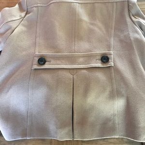jcpenney | Jackets & Coats | Jcp Wool Blend Beige Pea Coat Sz Xl | Poshmark